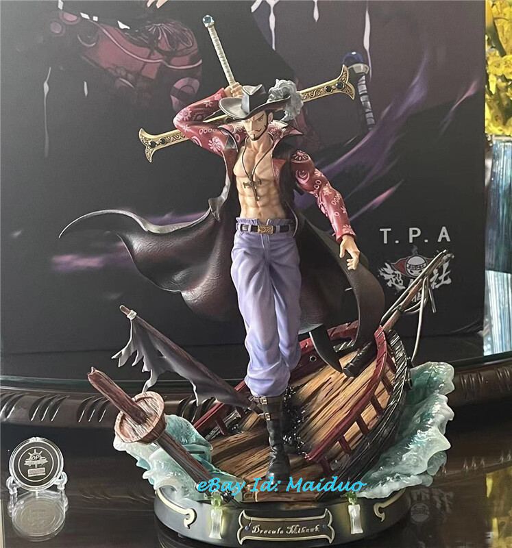 One Piece Dracule Mihawk Statue OP TPA Studio Resin 40cm Original with ...
