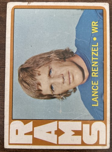 1972 Topps Football Card #81 Lance Rentzel - VG | eBay