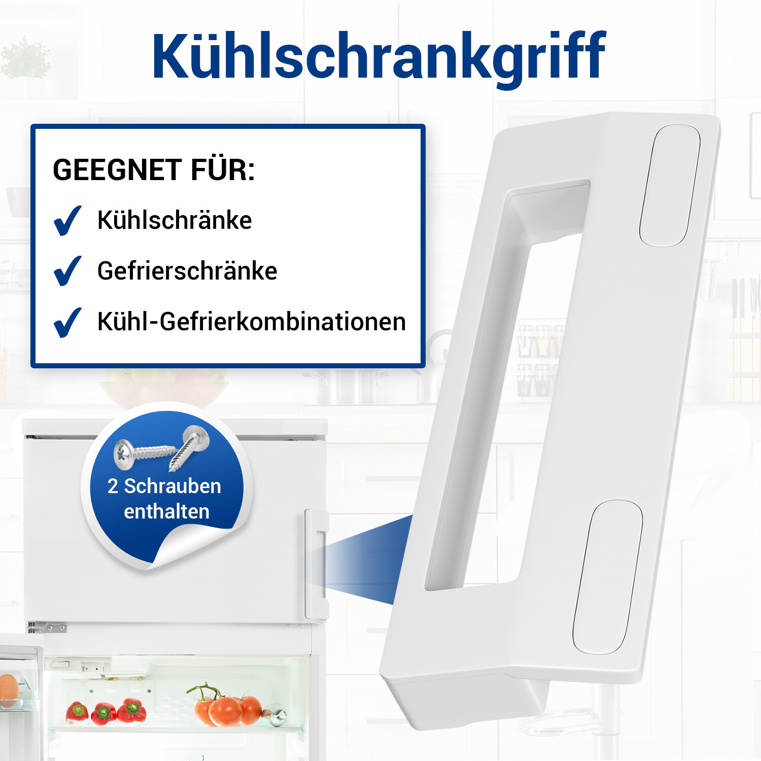 Türgriff Handgriff Universal 187mm Griff mit 2 Verschlüssen für ...