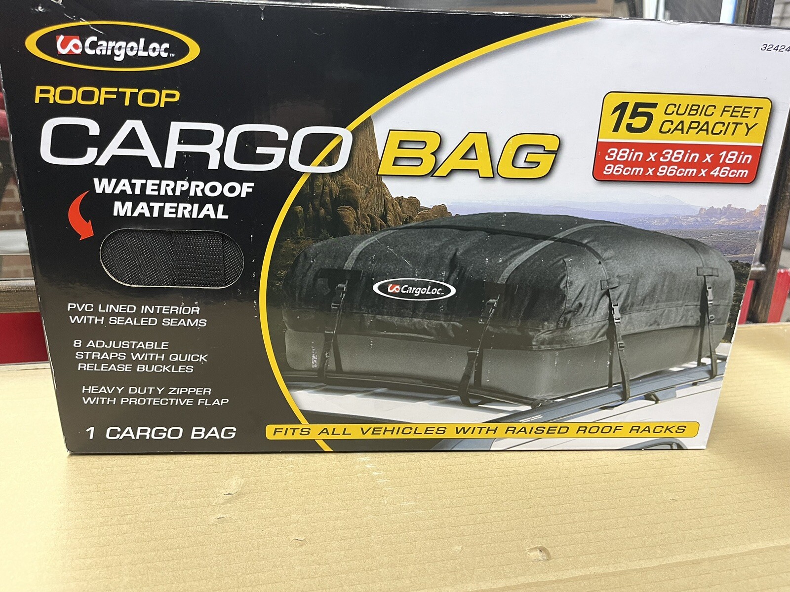 CargoLoc 32424 Deluxe Roof-Top Cargo Carrier Each for sale online | eBay