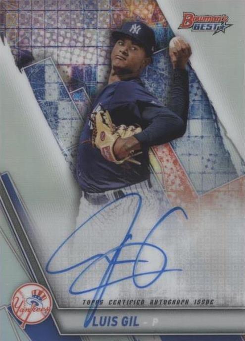2019 Bowman's Best - Autographs Luis Gil #B19-LG Refractor (AU, RC) for ...