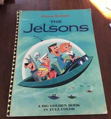 1963 The Jetsons Big Golden Book by Hanna Barbers Hard Cover A | eBay