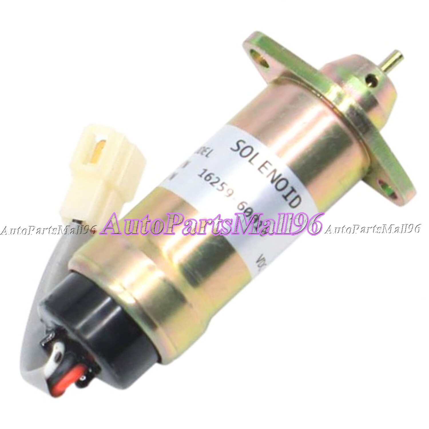 Fuel Solenoid MV1-48 16259-60010 fits Hitachi TW150DHB TW190 Kubota ...
