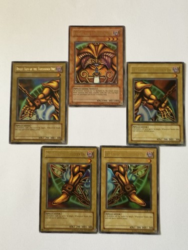 Yu-Gi-Oh Exodia Complete Set Lob 120-124 Ultra Rare MP-HP | eBay