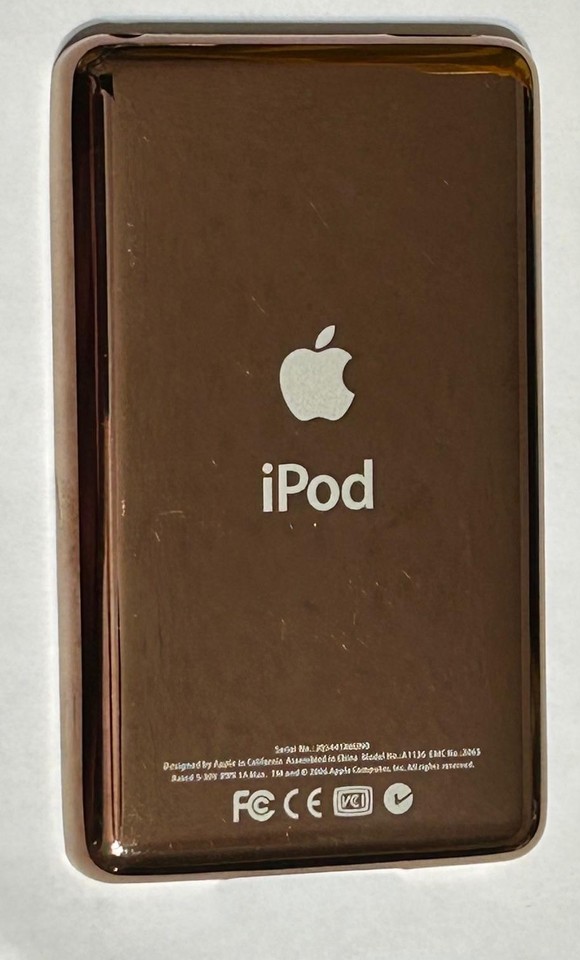 Back Cover Chrome Back Panel for iPod Classic 5th / 6th/7th Generation ...