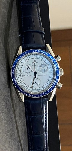 Omega x Swatch Moonswatch Metal Case Mod - Snoopy | eBay UK