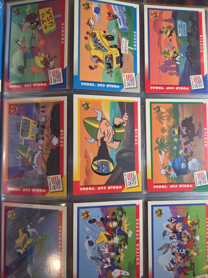 1994 Upper Deck Looney Tunes World Cup 1-120 & Q1-Q24 Qualifiers Holo ...
