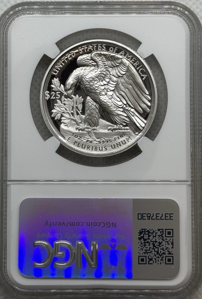 2024 W $25 High Relief Palladium Eagle 1 oz NGC PF70 | eBay