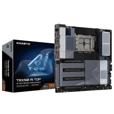 GIGABYTE TRX50 AI TOP-2B AMD Socket sTR5 support AMD Ryzen Threadripper ...