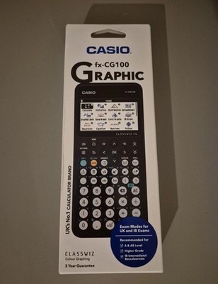 Casio FX-CG100 Graphic Calculator with Colour Screen A-Level | eBay UK