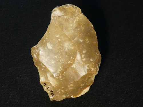 GREAT NEANDERTHAL MAN HAND AX 116mm STONE AGE PALEOLITHIC ACHEULEAN ...