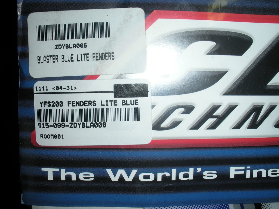 CEET PERFORMANCE Fender Decal KIT -YAMAHA Blaster YFS 200 1988-2006 ...