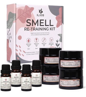Ilios Olfactory Smell Training Kit, 4 Natural Essential Oils | eBay