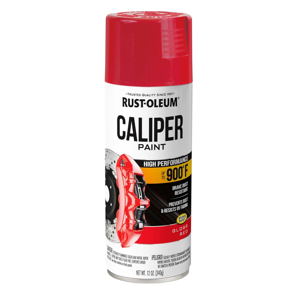Caliper Paint High Temp Coat Spray Can Red Brake Gloss Drum Rotor ...