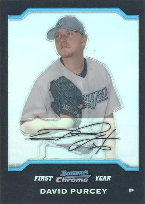 2004 Bowman Draft Picks & Prospects - Chrome David Purcey #BDP116 ...