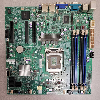Supermicro X9SCL ATX Motherboard Intel C202 Chipset DDR3 Socket H2 ...