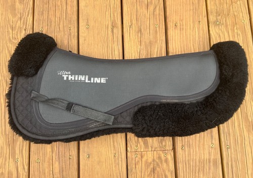 ThinLine Trifecta Full Sheepskin Half Pad in Black (Size: L) | eBay