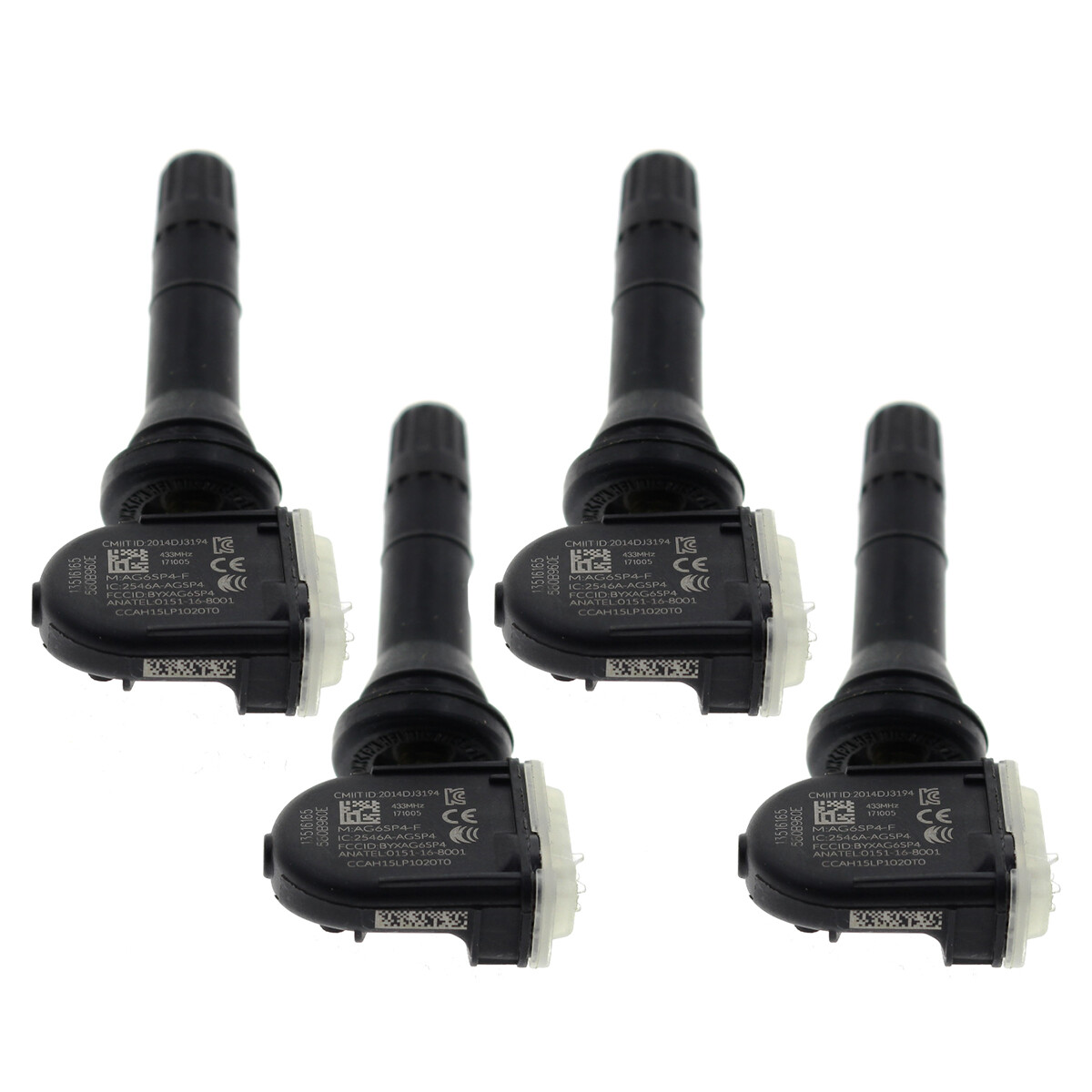 4PCS 433MHz TPMS Tire Pressure Sensors 13516165 for GMC Sierra 1500 ...
