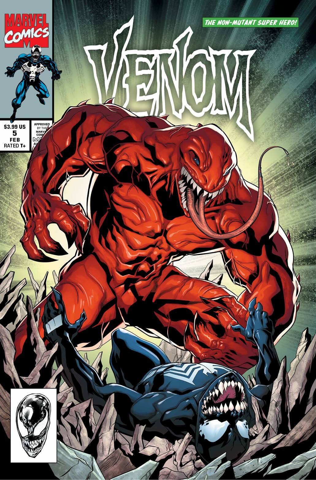 VENOM #5 (SLINEY EXCLUSIVE VARIANT)(1ST BEDLAM COVER APPEARANCE) ASM ...