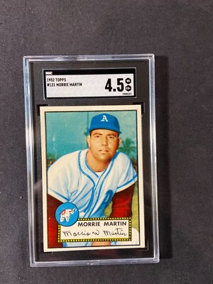 1952 Topps grade 4.5 #131 Morrie Martin | eBay