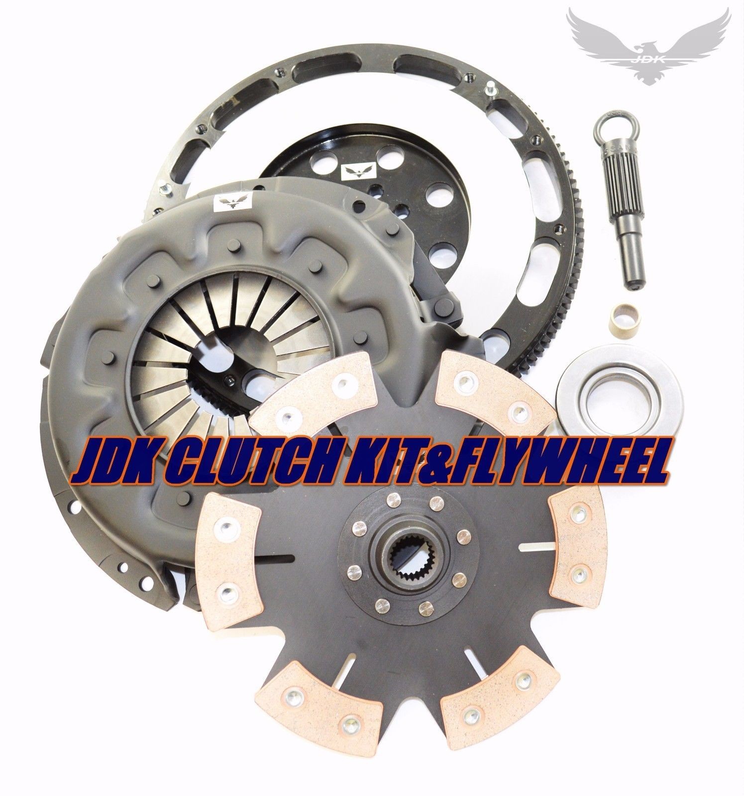 JDK STAGE 4 *MIBA* Unsprung CLUTCH KIT & Flywheel FITS 90-96 300zx N/T ...