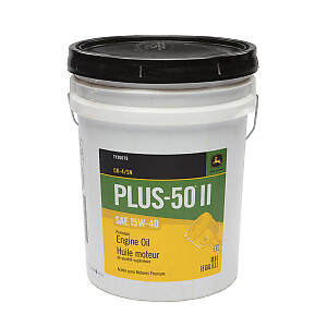 John Deere Plus-50 II CJ-4 15W-40 Diesel Motor Oil Bucket - 5Gal ...