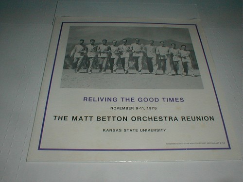 Matt Betton Orchestra Reunion LP SEALED Private Kansas University Big ...