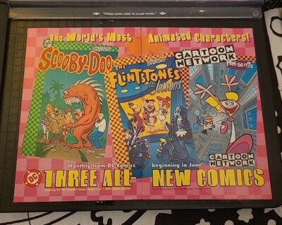1997 Print Ad of DC Comics Cartoon Network Scooby-Doo, Flintstones ...