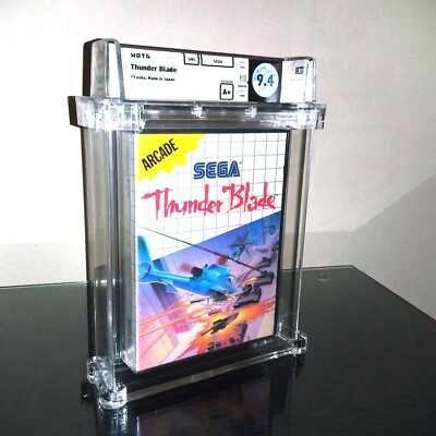Sega SMS Thunder Blade Sealed Game - WATA Graded 9.4 A+ | eBay