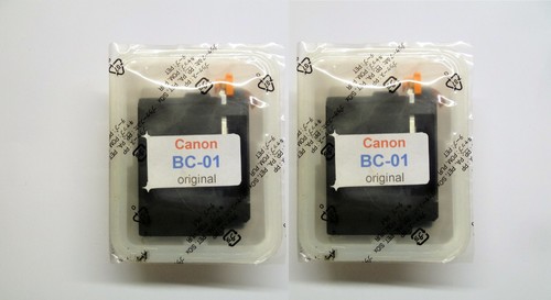 2 x Original Canon BC-01 BJ-10 10e 10ex 10sx BJ-20 Fax B190 B200F B220 ...