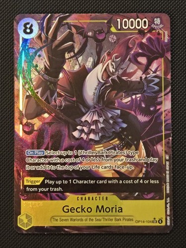 Gecko Moria - OP14-104 - - OP14-EB04 The Azure Sea's Seven - One Piece ...