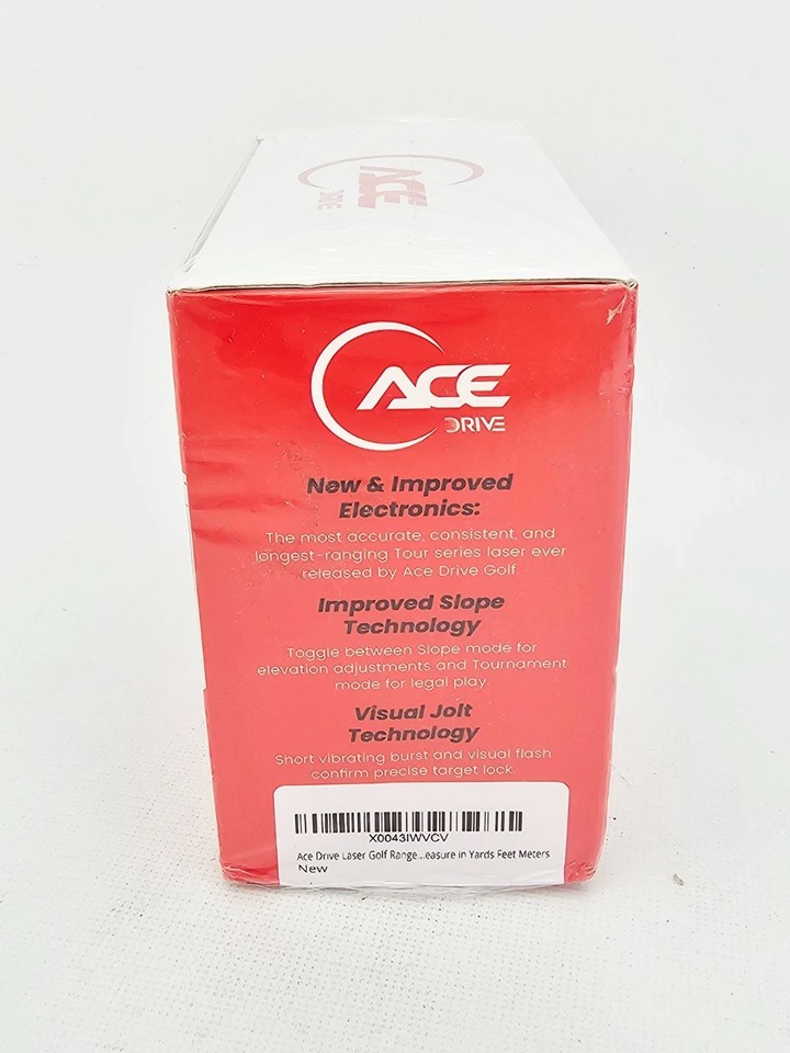 Ace Drive Laser Golf Range Finder Trajectory Speed Distance 1000 Yards ...