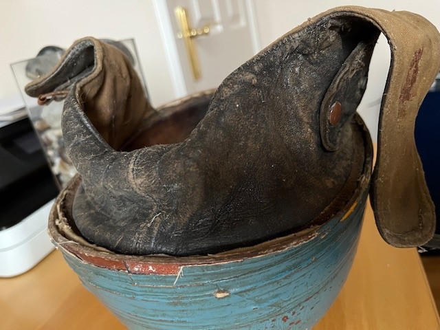 Vintage Cromwell AJS Motorcycle Helmet - Pudding Basin style | eBay UK