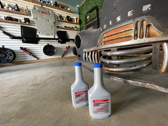 (2) HONDA ACURA OEM POWER STEERING FLUID 12oz NEW 08206-9002 08285-P99 ...