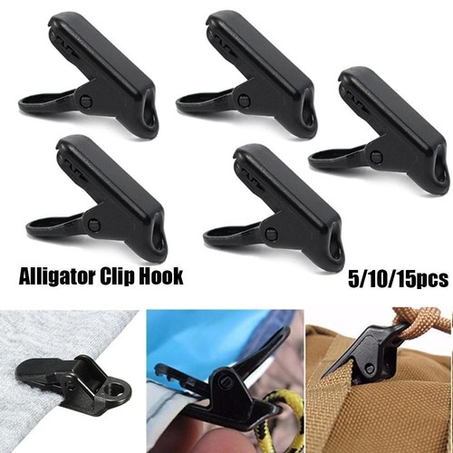 kit tarp clips canvas Tighten tool Camping Tent Holder Alligator Clip ...