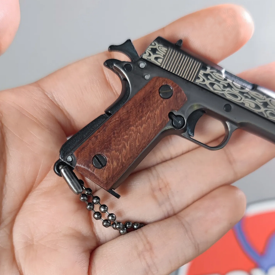 Limited Edition 1911 Keychain, Metal Gun Keychain Pistol Keychain for ...
