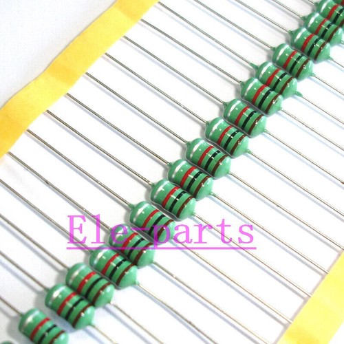 100 PCS 1MH 1W 0510 Color Inductor Axial 1000uH Color Wheel inductance ...
