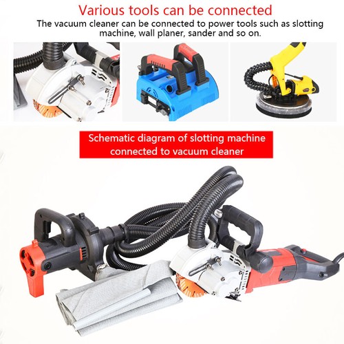 1480W Industrial Blowing and Suction Electric Cutting Slotting Milling ...