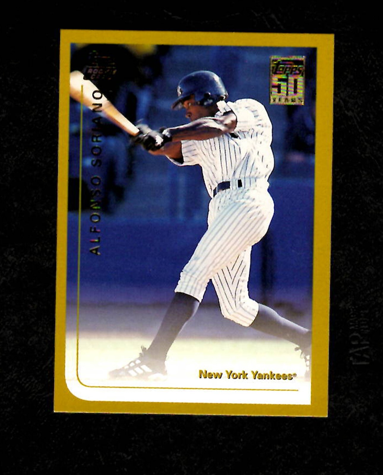 ALFONSO SORIANO 50th ANNIVERSARY TOPPS REPRINT CARD NEW YORK YANKEES | eBay