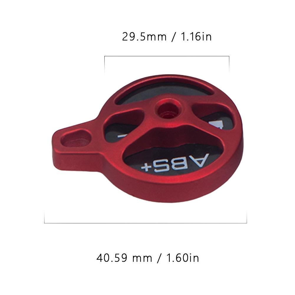 Manual Lockout Assembly Kit Bicycle Front Fork Lock Cap (Red oil spring ...