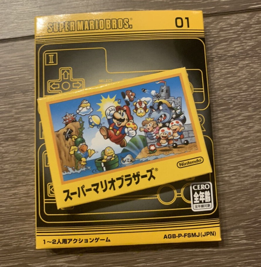 Nintendo Gameboy Advance Super mario bros Famicom Mini Gameboy micro DS ...