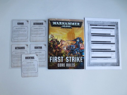Warhammer 40k First Strike Core Rules 5 Fate of Konor Stratagem Cards ...
