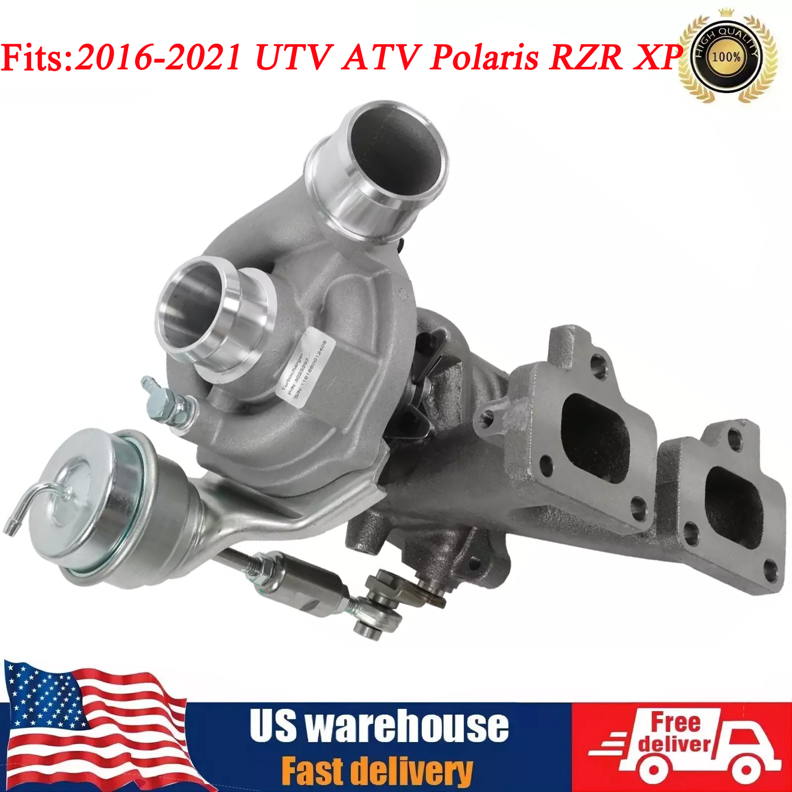 Billet Turbo Turbocharger For Polaris RZR XP 925CC 2016-2021 K03 ...