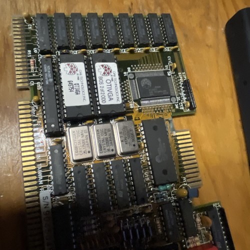 OAK TECHNOLOGY ISA VGA EGA VIDEO GRAPHICS CARD ADAPTER 500242 256KB cga ...