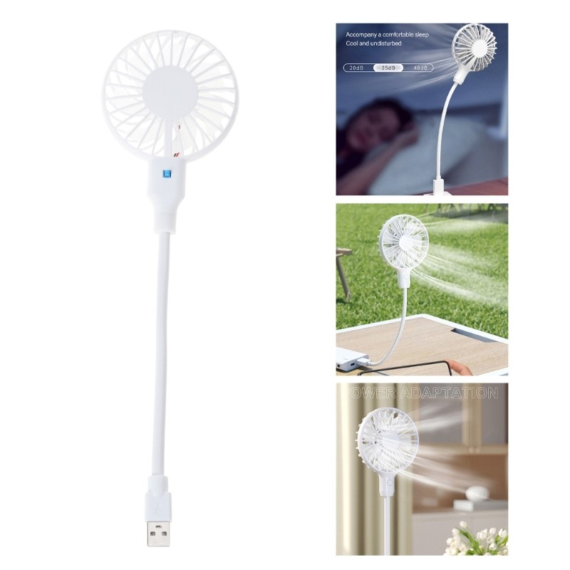 Flexible Neck USB Mini Fan With Switch Control Adjustable for Computer ...