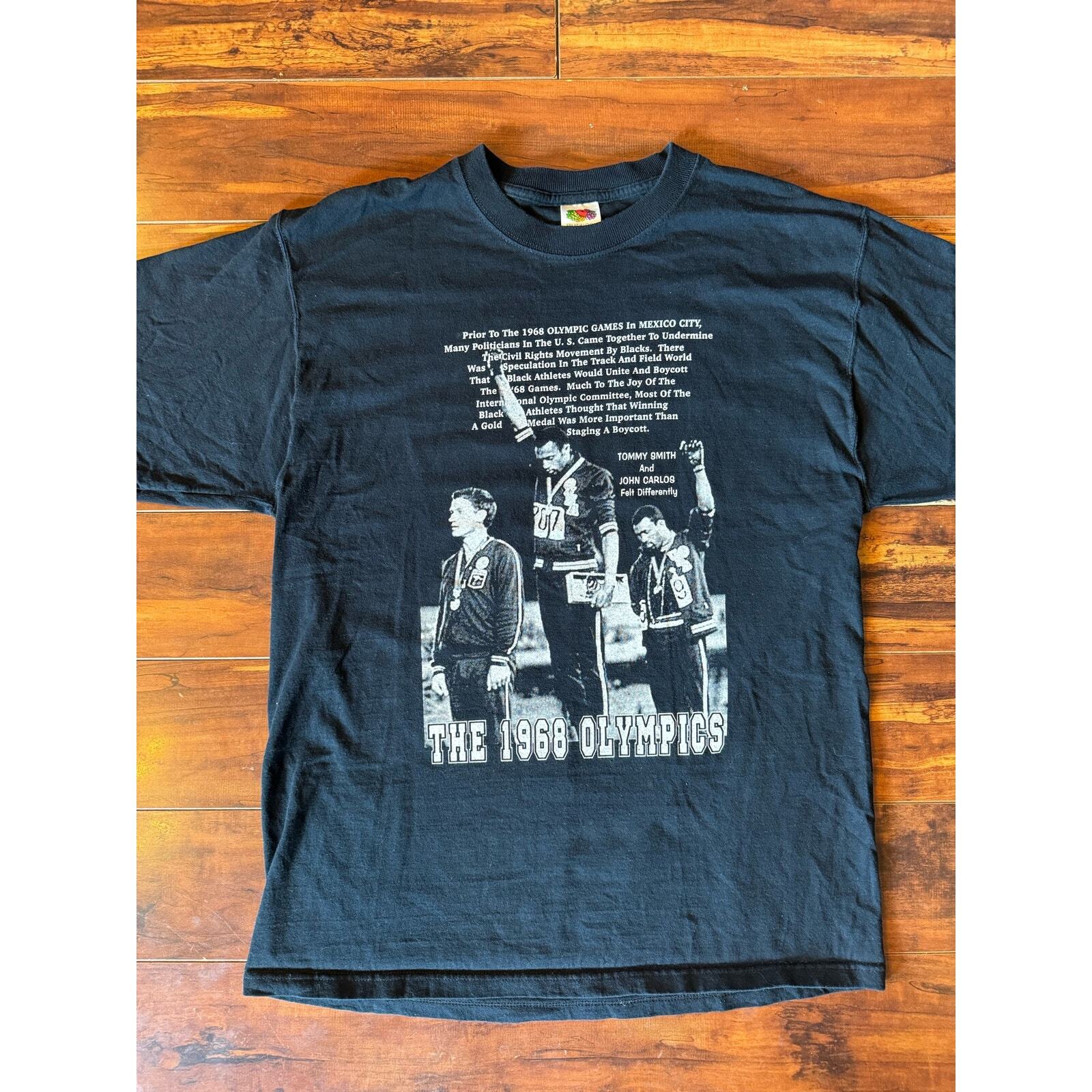 1968 Olympic Civil Rights Movement History shirt size… - Gem