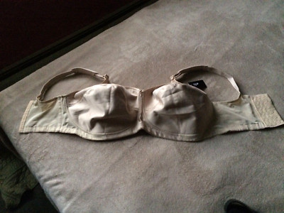 Elila 46K Nude Full Secure BBW Coverage 3 Section Soft Cup Bra Style ...