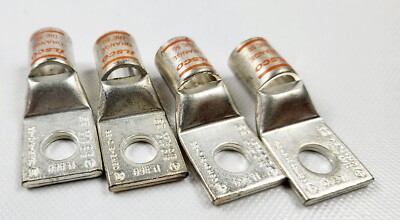 4-PK ILSCO CSWS-3/0-38 LUG 3/8 BOLT, ORANGE, DIE 50 3/0 AWG, 2/0 FLEX ...