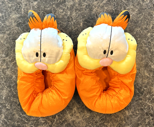 Vintage Garfield Slippers L 9/10 Unisex | SEE DESCRIPTION | eBay