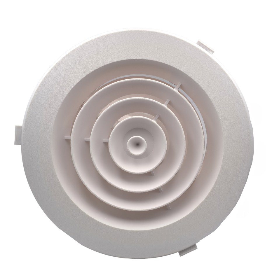 Haron 150RV Round Ducting Ceiling Diffuser – Vent Facing 150mm Round 9312343069356 | eBay Australia